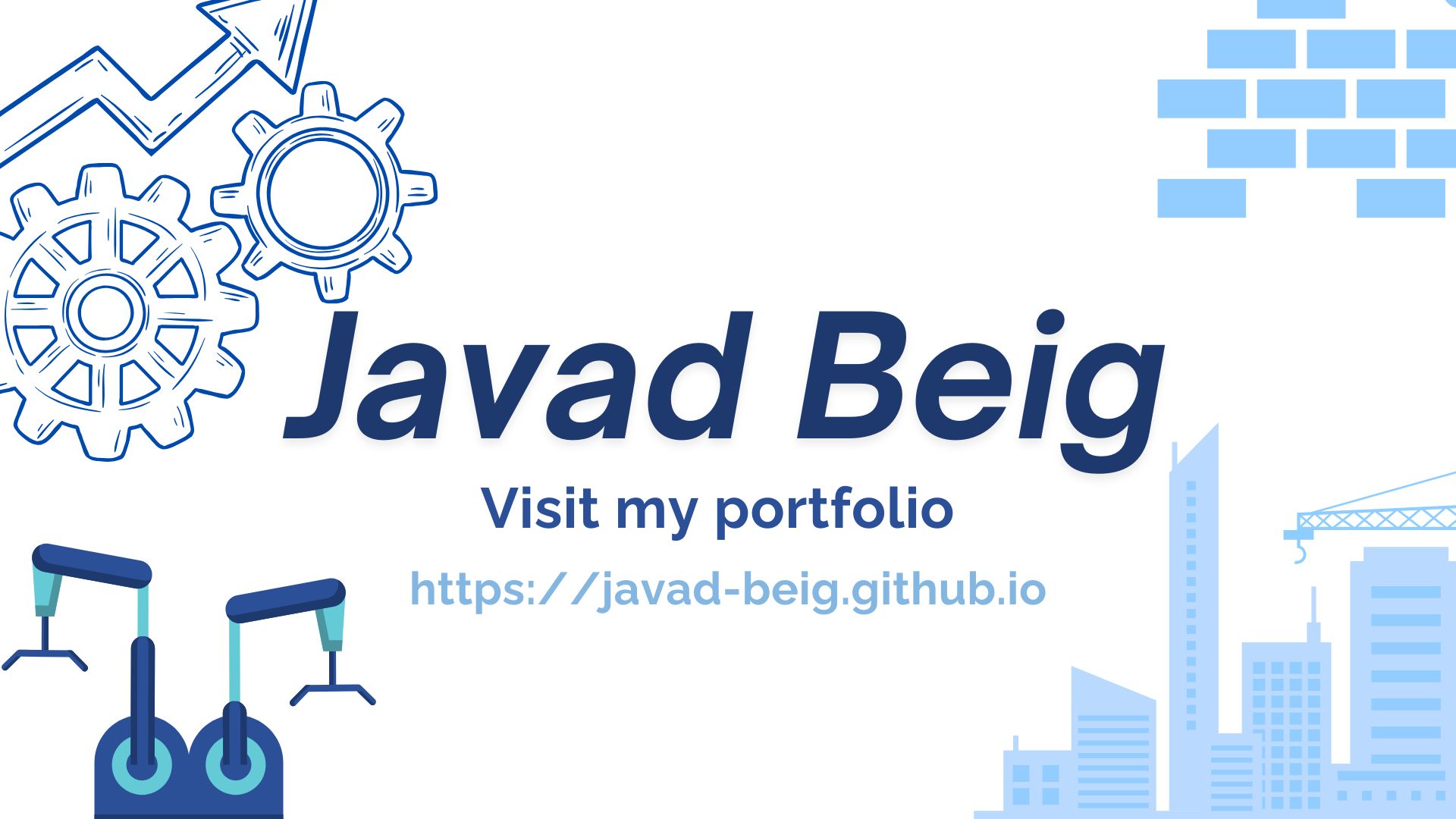 Javad Beig | Mechanical Engineer Portfolio